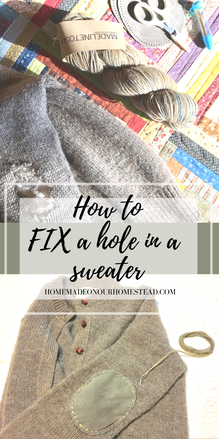How To Mend A Wool Sweater