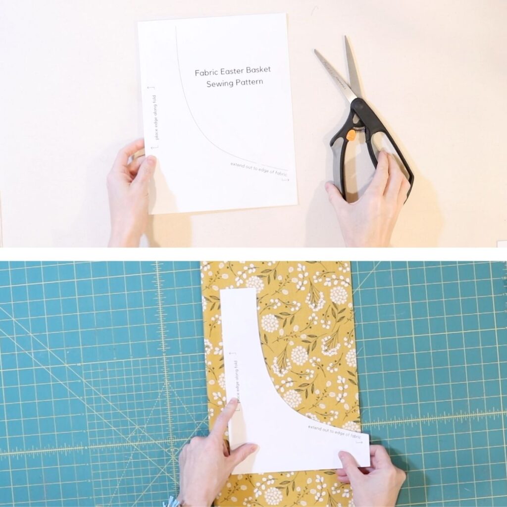 DIY Fabric Easter Basket-Free Sewing Pattern